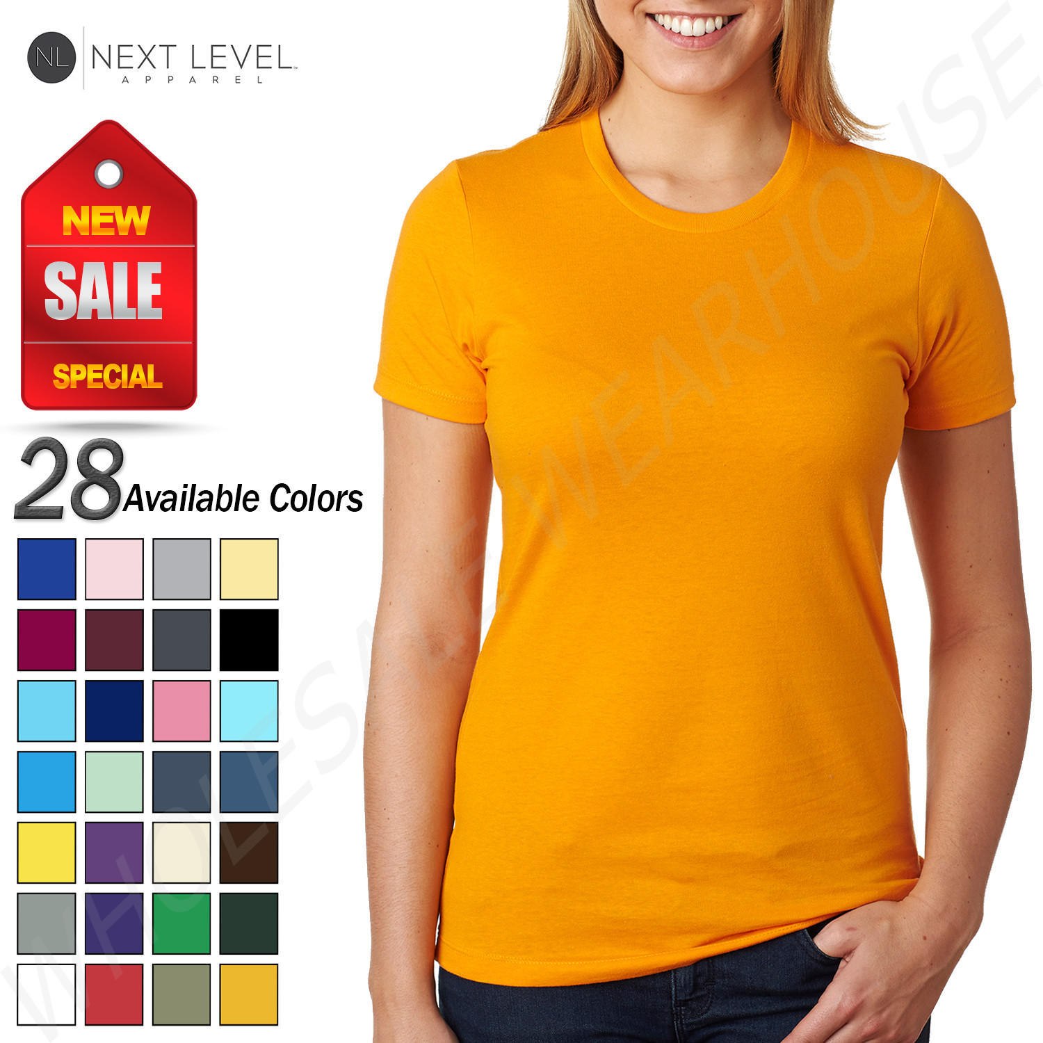 NEW Next Level Women's 100% Cotton XS-XL Boyfriend T-Shirt R-N3900 | eBay