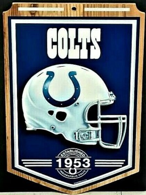 Indianapolis Colts Wood Decor Sign - NFL | eBay