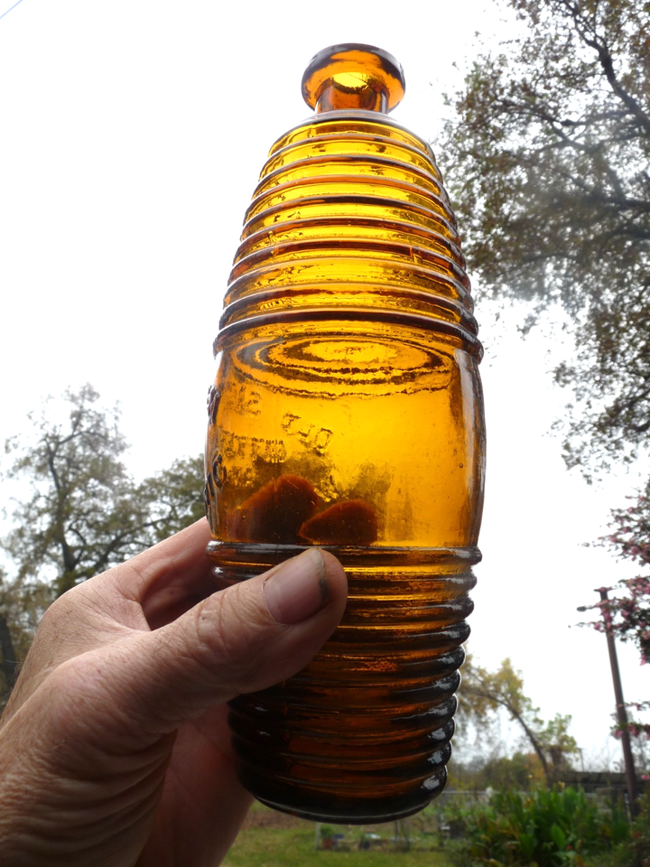 KILLER LIGHT AMBER OLD SACHEM BITTERS AND WIGWAM TONIC BARREL | eBay