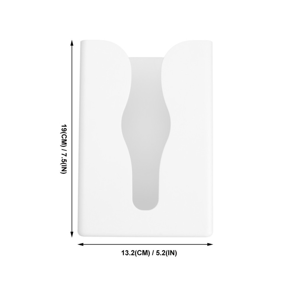 Wall-mounted Tissue Storage Box Plastic Paper Towel Holder Toilet ...