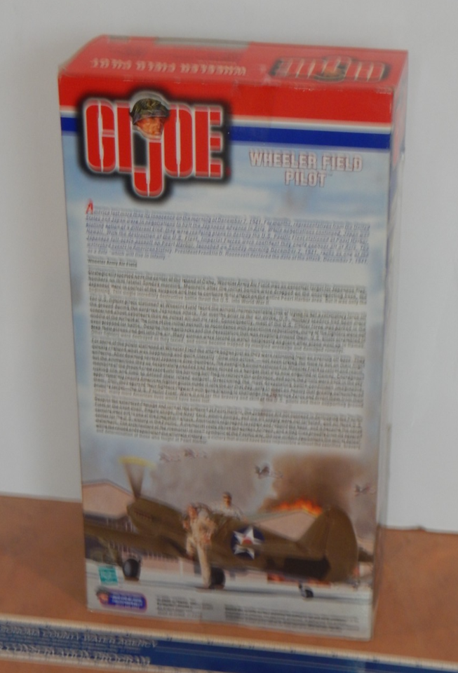 2000 HASBRO GI JOE PEARL HARBOR COLLECTION WWII WHEELER FIELD PILOT ...