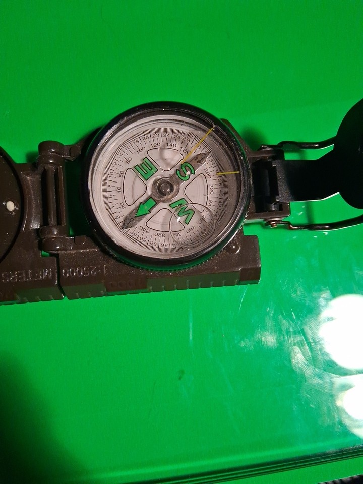 Cammenga Official US Military Lensatic Compass, Accurate Waterproof 3H ...