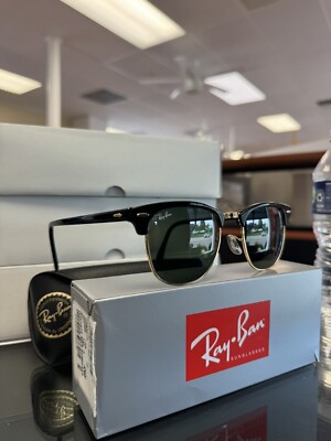 Ray-Ban RB2176 901 51-21 Unisex Clubmaster Sunglasses 8053672125597| eBay