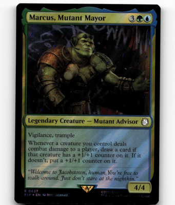 MTG Marcus, Mutant Mayor (Surge Foil) - Universes Beyond: Fallout | eBay