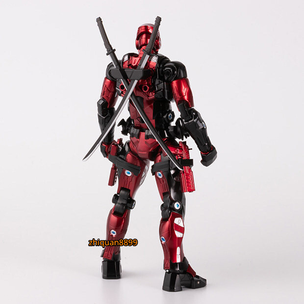 Official Marvel Deadpool 6in ABS Diecast Action Figure PVC Model Doll ...