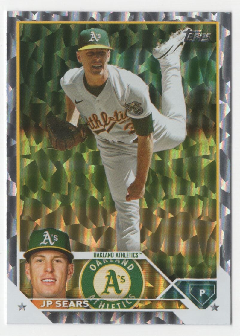 2023 Topps Update - JP Sears Silver Patterned Foil - Athletics | eBay