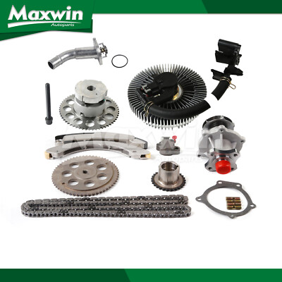 Timing Chain Kit Water Pump Fan Clutch Thermostat Housing EVVT for ...