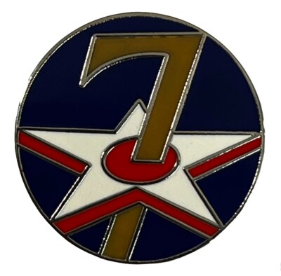 Pack of 50 WWII US Army 7th Air Force Motorcycle Hat Cap Lapel Pin M ...