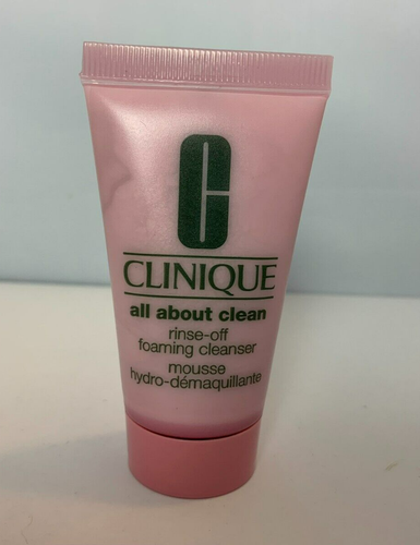 Clinique All About Clean Rinse-off Foaming Cleanser 1oz 30ml Travel ...