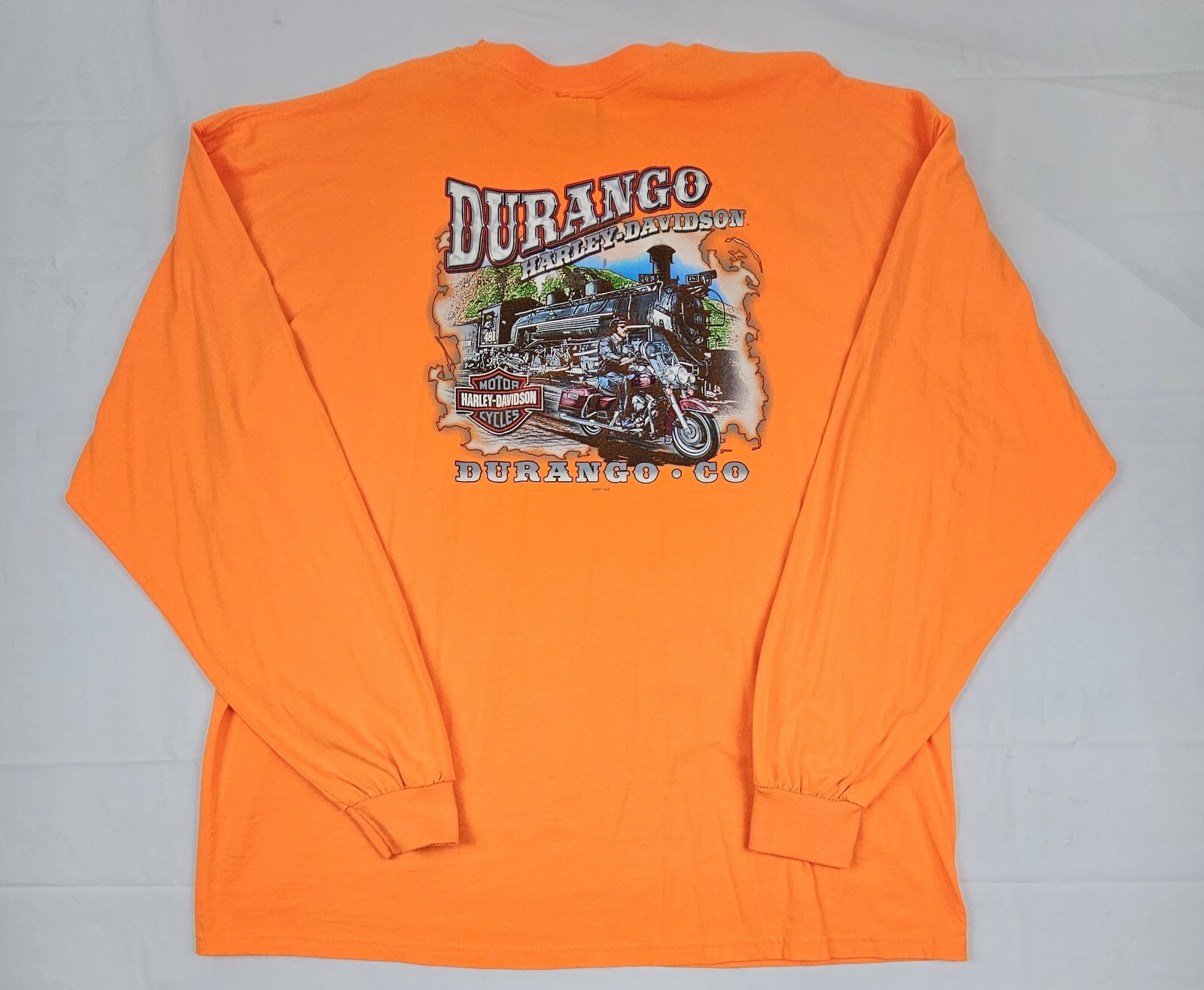 Harley-Davidson Motorcycles Durango Colorado Train T-… - Gem