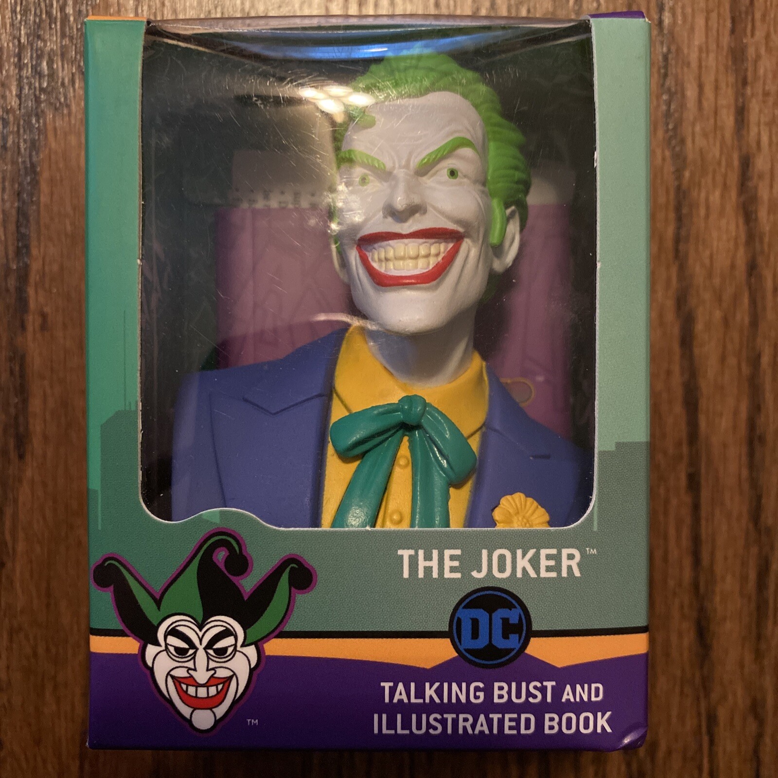 The Joker Talking Bust and Illustrated Book by Matthew K. Manning ...