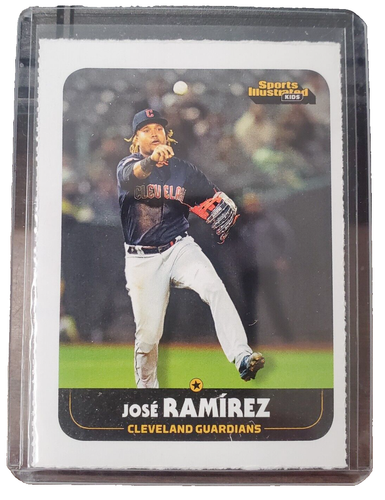 JOSE RAMIREZ 2022 Sports Illustrated Kids #1038 Baseball Card GUARDIANS ...