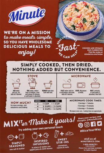Minute Brown Rice, Instant Brown Rice for Quick Meals, 14-Ounce Box | eBay