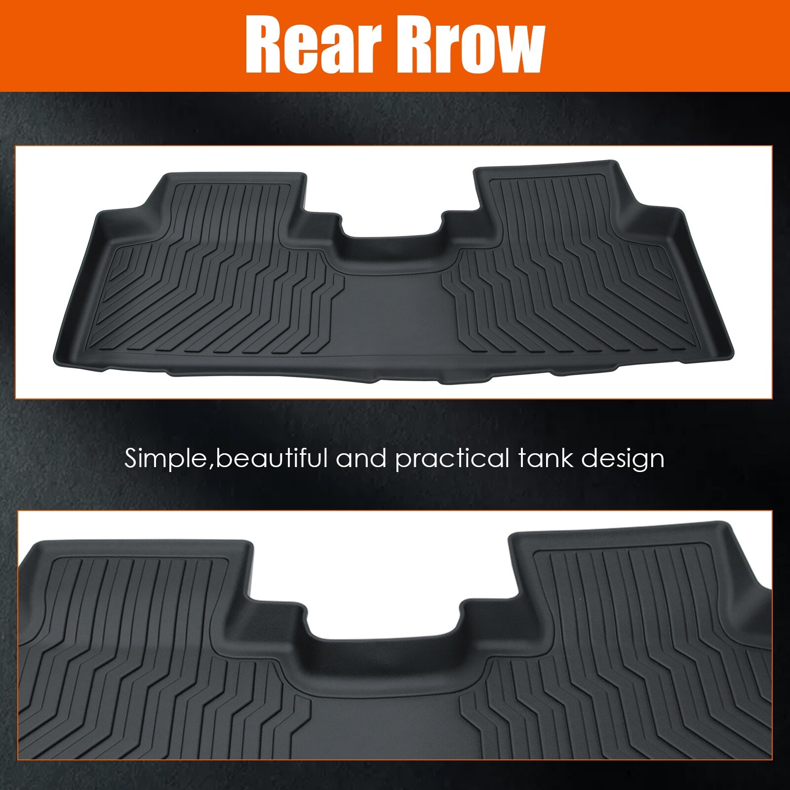 Floor Mats for 2018-2024 Chevy Equinox GMC Terrain Liner TPE Carpets ...