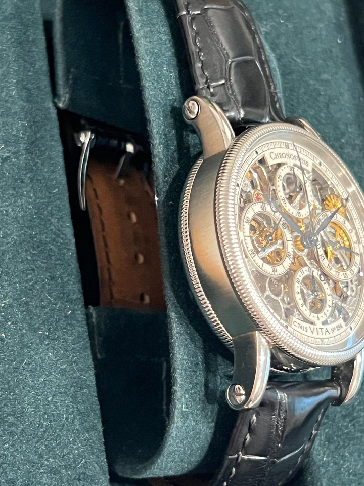 Chronoswiss Opus Full Skeleton Alligator Strap Men's Watch | eBay