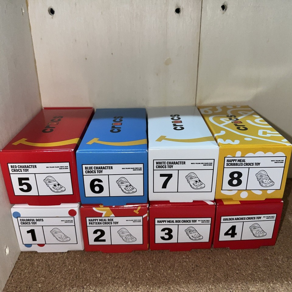 McDonald’s Croc Toys 1-8 | eBay