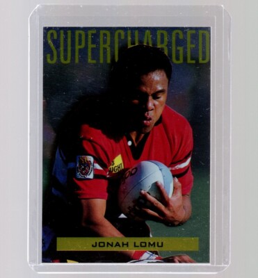 JONAH LOMU 1995 Card Crazy Authentics Rugby Union Insert Card NZ ALL ...