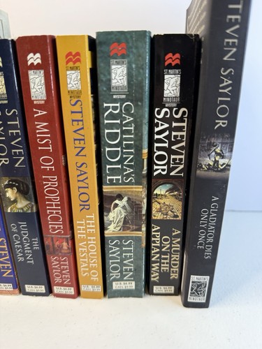Steven Saylor Book Lot of 9 Books | eBay