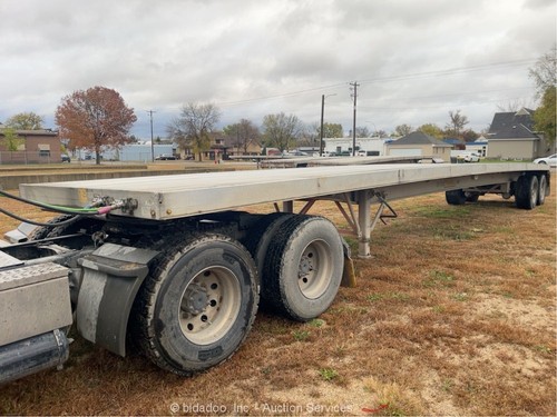 2022 East Manufacturing 48' Flatbed Aluminum T/A Trailer Super Single ...