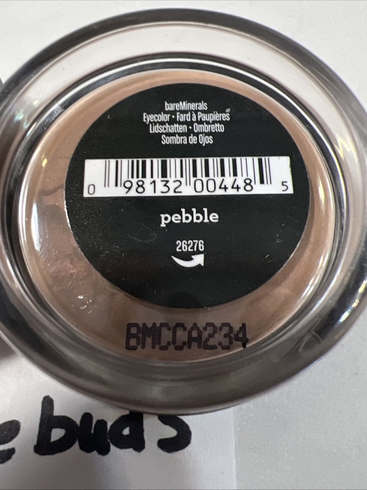 2x BareMinerals Mineral Loose Powder Eye Color PEBBLE 0.57g Lot x 2 NEW ...