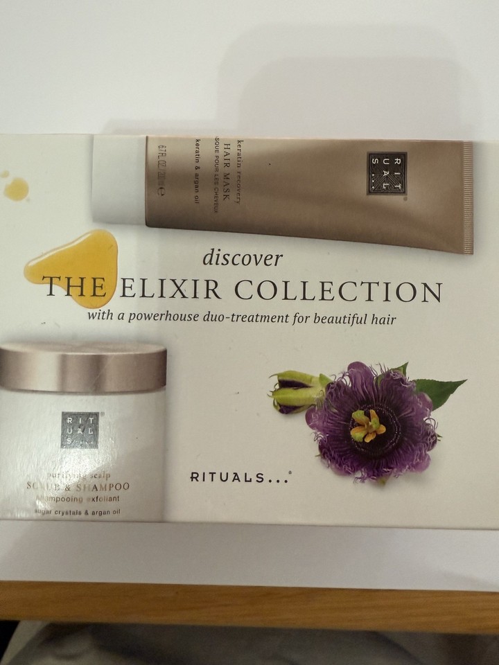 Rituals The Elixir Collection 2 Step Due Set Purifying Scalp Scrub&Hair ...