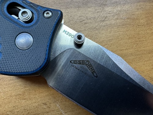 RARE Benchmade 810-1401 CONTEGO Kniveworks Exclusive M390/G10 Black ...