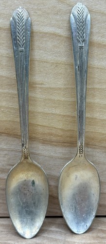 Vintage WM Rogers 1939 Allure Wheat Teaspoon Silverplate IS 6" Spoon ...
