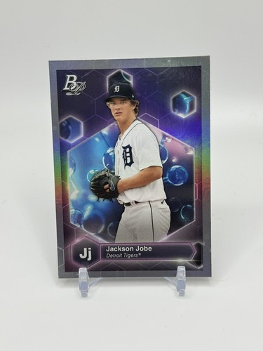 2022 Bowman Platinum Precious Elements Jackson Jobe Detroit Tigers #PE ...