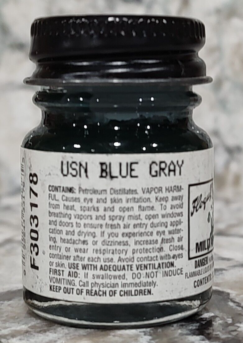 FLOQUIL ENAMEL MODEL HOBBY PAINT - MILITARY COLORS .5 oz - US NAVY USN ...