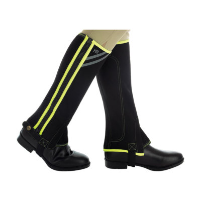 HyVIZ Reflective Neon Flourescent Hi-Vis Reflector Half Chaps XS-XL ...