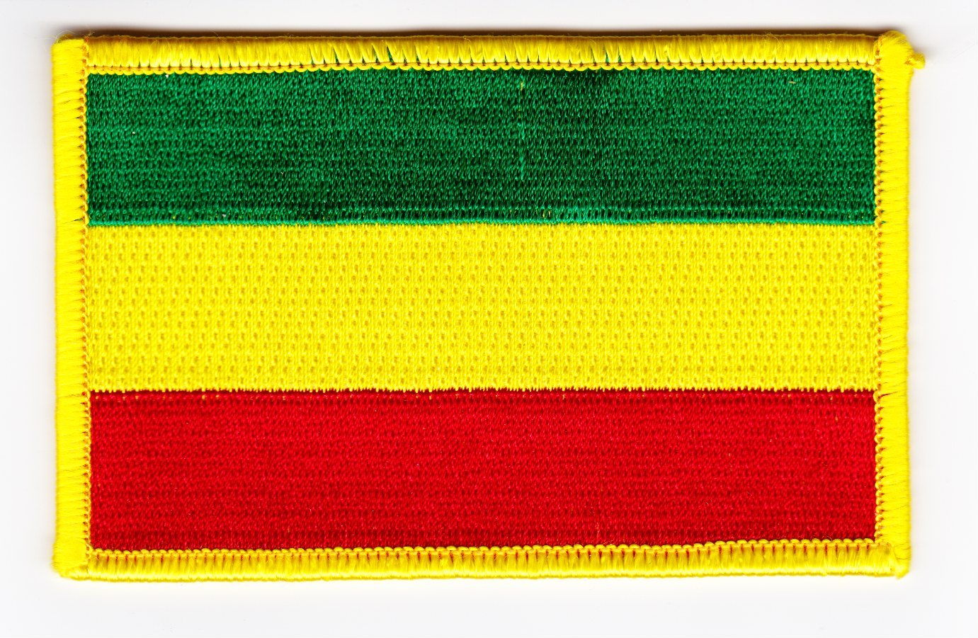 1 EMBROIDERED 2.5w x 4L REGGAE RASTA SEW/IRON ON PATCH FLAG AFRICA BOB ...