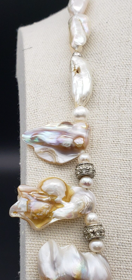 Vintage Baroque Pearl Biwa, Fireball & Oval with Fireball Pendant ...