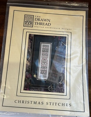The Drawn Thread CHRISTMAS STITCHES Counted Cross Stitch Kit w/Silks ...