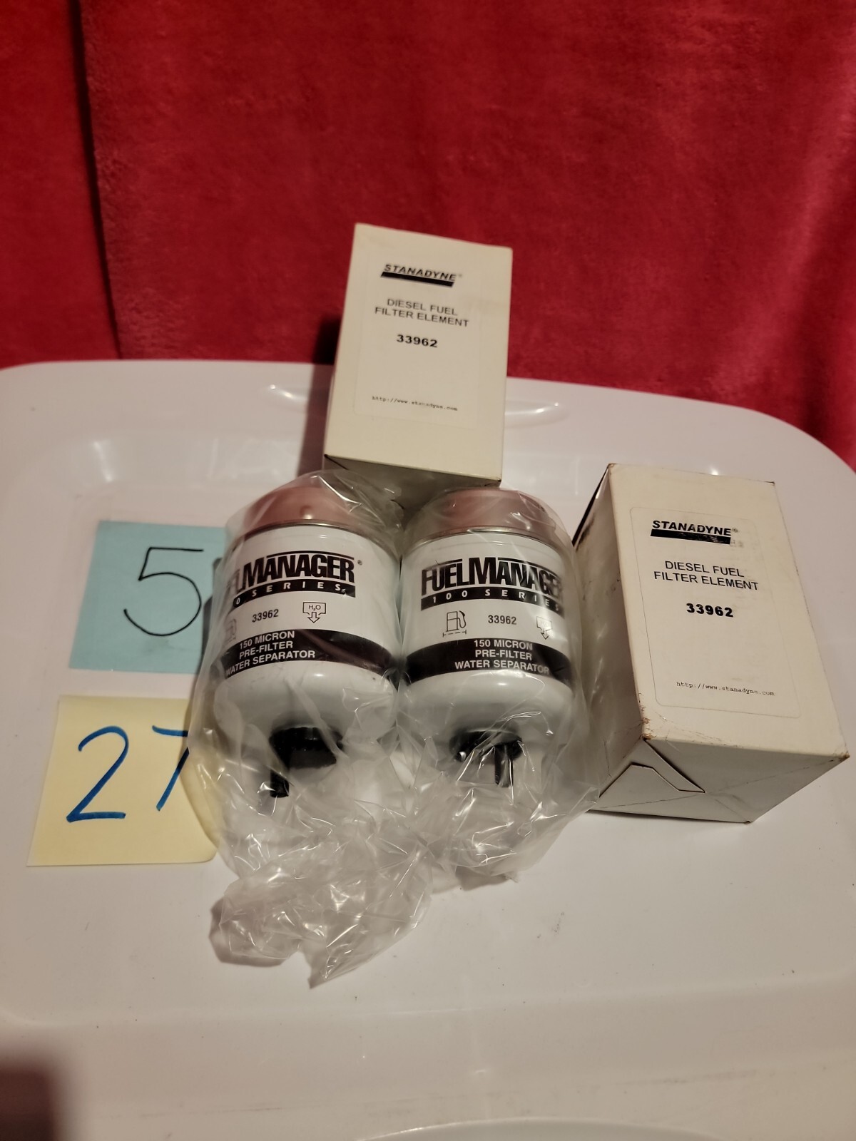 STANADYNE 33962 - Fuel filter cross reference