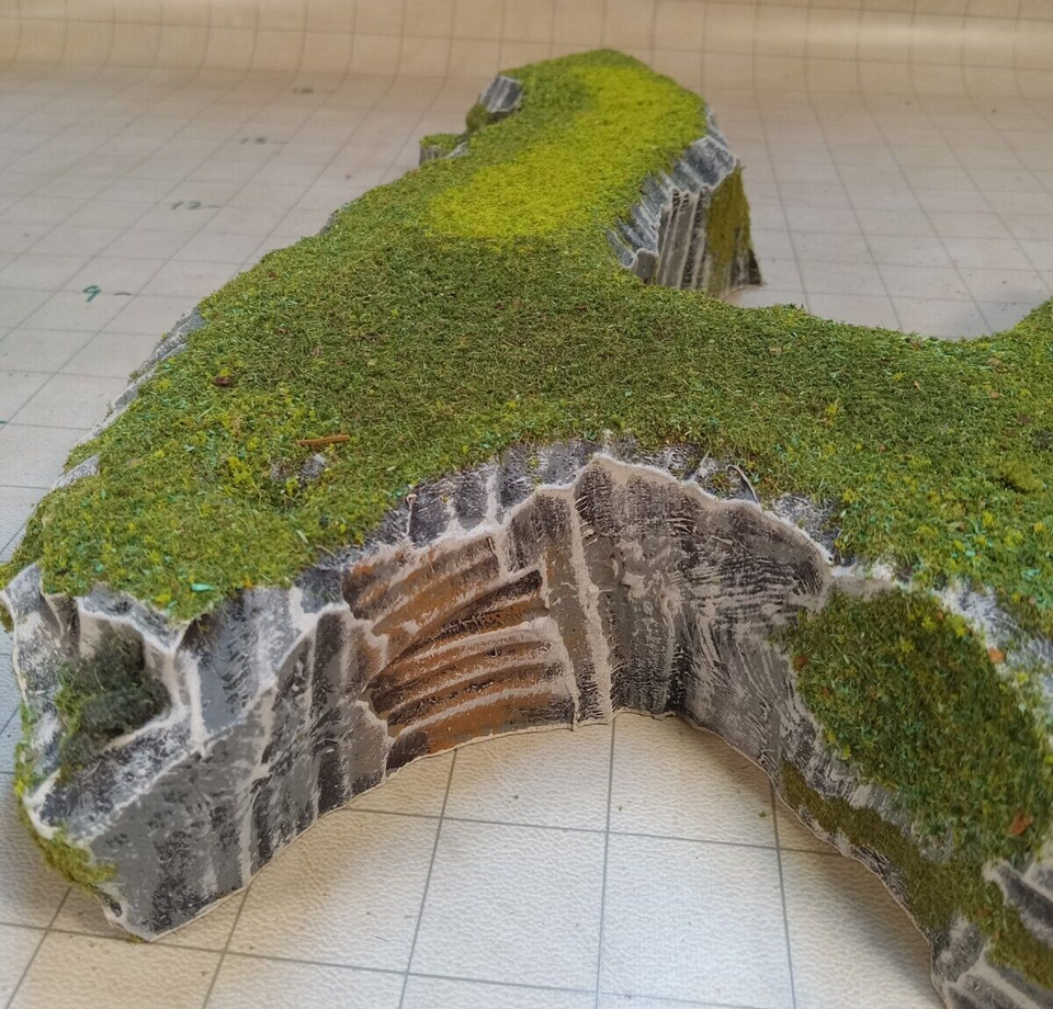 Miniature Terrain 10 Square Foot CUSTOM FINISHED TERRAIN for Wargaming ...