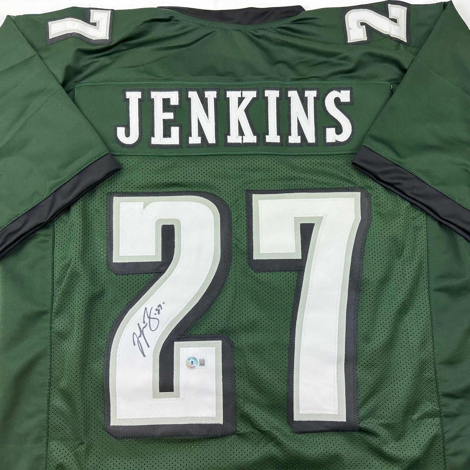 Autographed/Signed Malcolm Jenkins Philadelphia Green Jersey Beckett ...