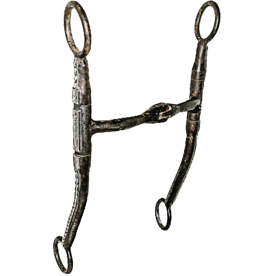 Ray Maheu Mahue Engraved Sterling Silver Dotted Dot Hinged Mouth ...