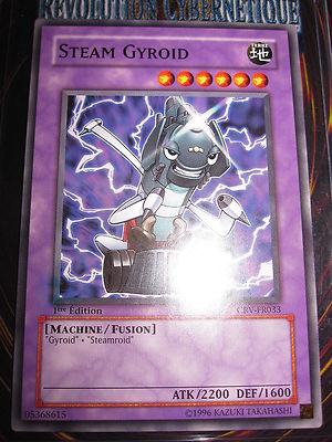 YU-GI-OH! COM STEAM GYROID CRV-FR033 EDITION 1 NEUVE MINT INTROUVABLE ...