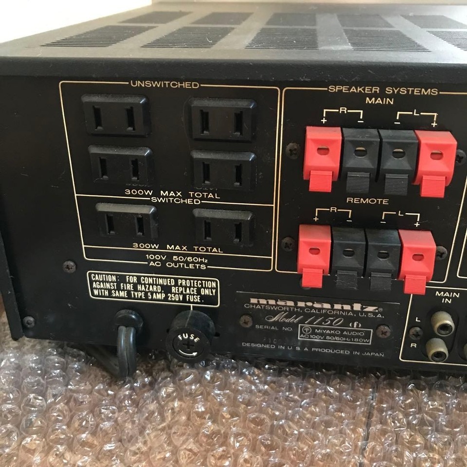 Marantz Model 1150 Mark Ii Vintage Integrated Amplifier Stereo Receiver ...