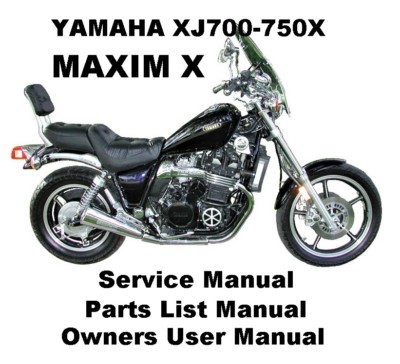 YAMAHA XJ750X MAXIM XJ 700 Owners Workshop Service Repair Parts Manual ...