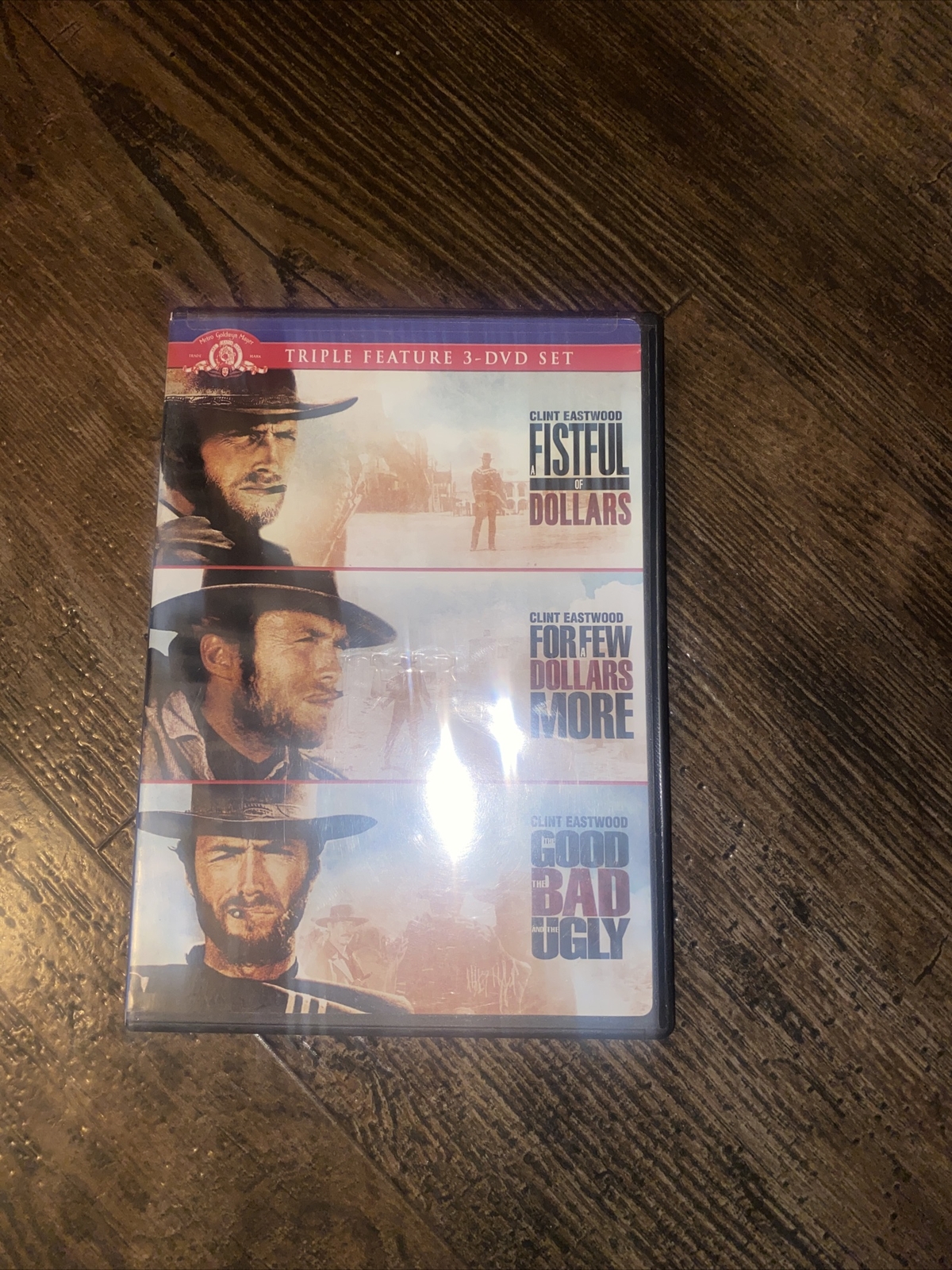 Clint Eastwood A Fistful of Dollars "Triple Feature" (3-Disc DVD Set ...