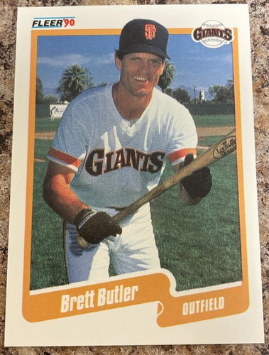 Brett Butler 1990 Giants Fleer #53 | eBay