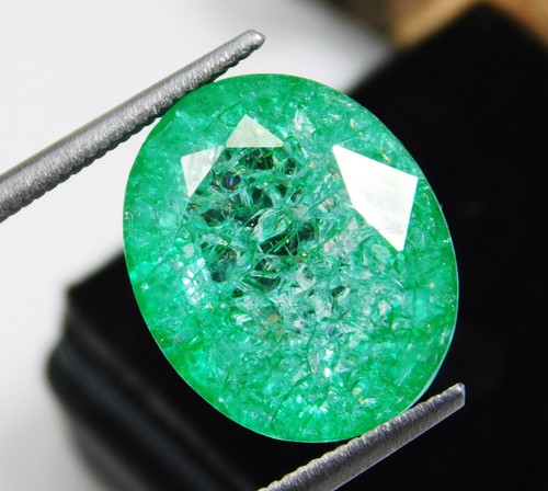 Stunning 14.20 Ct Natural Colombian Green Emerald - "Certified" Loose Gemstone | eBay