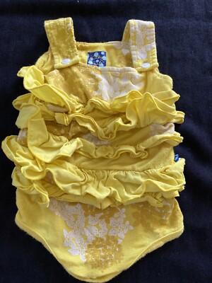 KicKee (Kicky) Pants Vintage Yellow Ruffled Bodyshirt “Play Condition ...