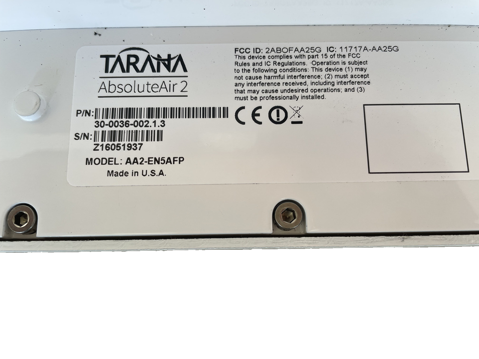 TARANA AbsoluteAir 2 Model AA2-EN5AFP | eBay