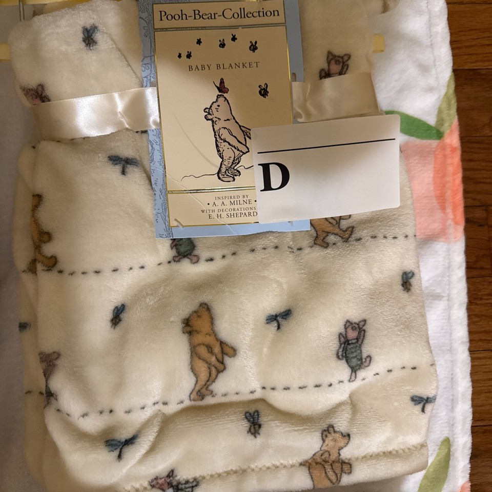 NWT! CLASSIC WINNIE THE POOH Bear Collection FLEECE BABY 30X40" Soft ...