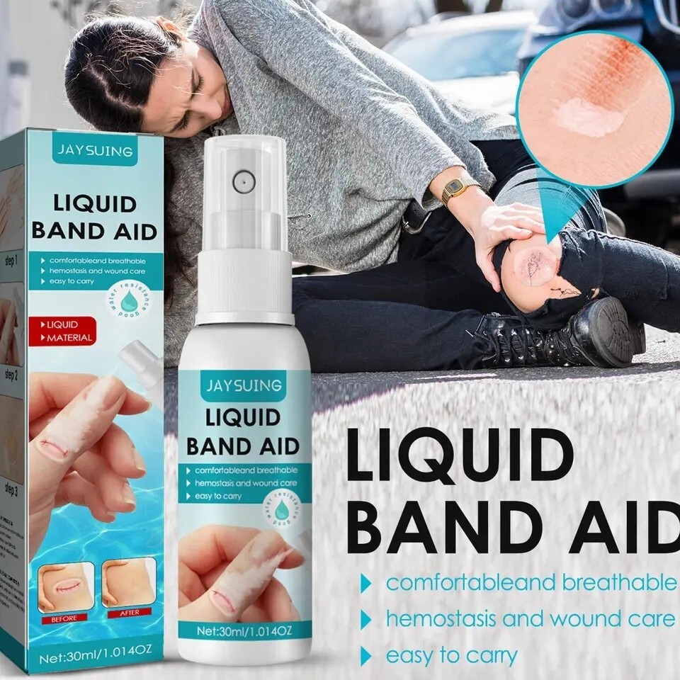 New Body Skin Glue Medical Adhesive Liquid Bandage Wounds First Aid UK ...