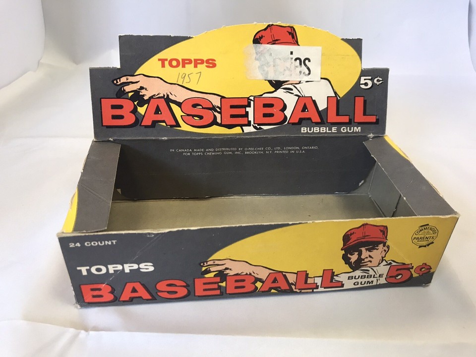 1959 TOPPS BASEBALL 5 CENT EMPTY DISPLAY BOX RARE | eBay