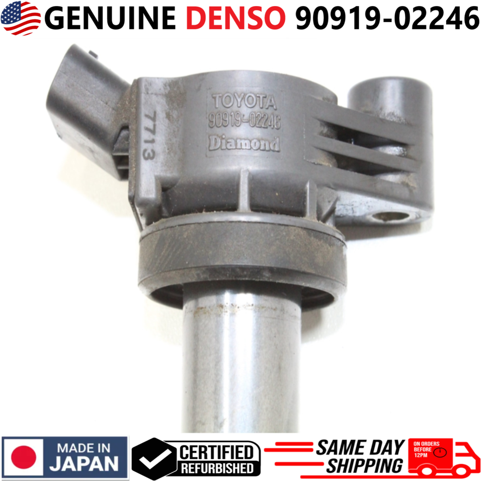 GENUINE DENSO x6 Ignition Coils For 2004-2010 Toyota & Lexus 3.3L V6 ...