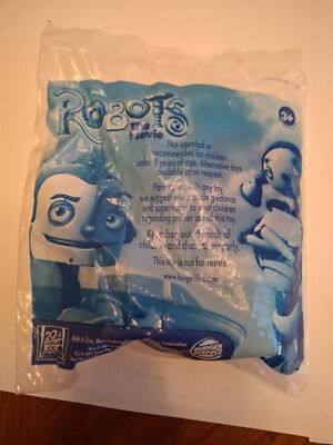 Unopened Robots Movie 2005 Burger King Kids Meal Toy Crank Casey Figure ...